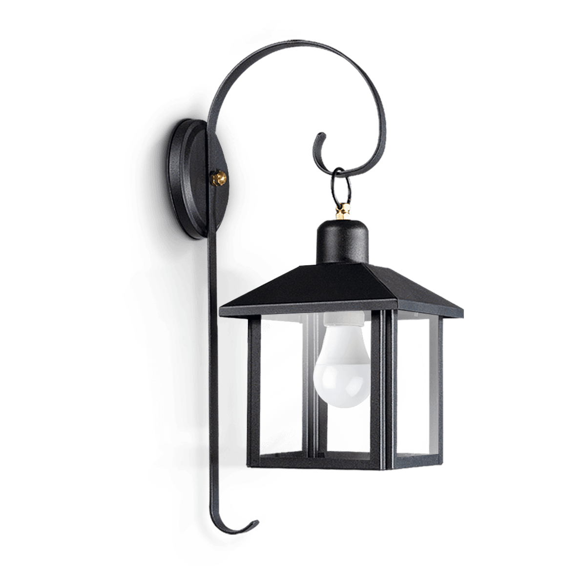 Farol Recto De Colgar Con Mensula Linea Faroles Bazar De Luces